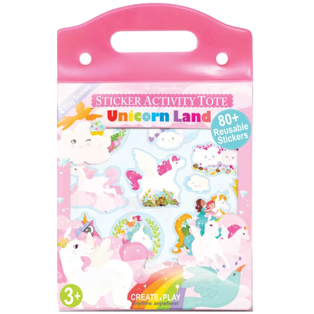 Sticker Activity Tote - Unicorn Land – The Great Rocky Mountain Toy Company