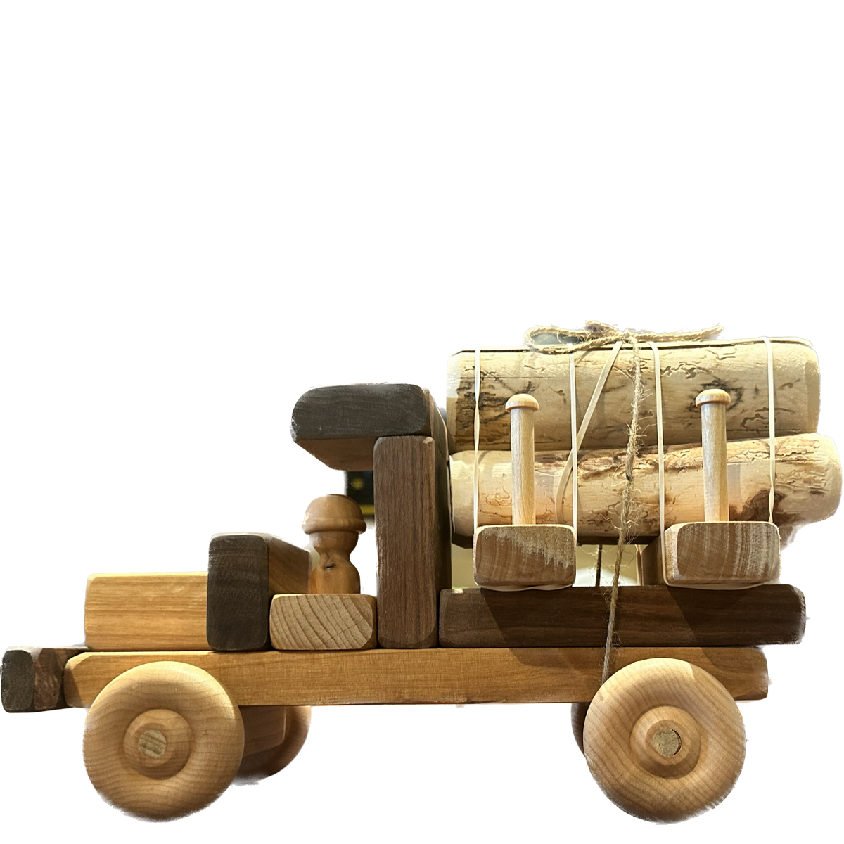 Large Wooden Log Truck – The Great Rocky Mountain Toy Company