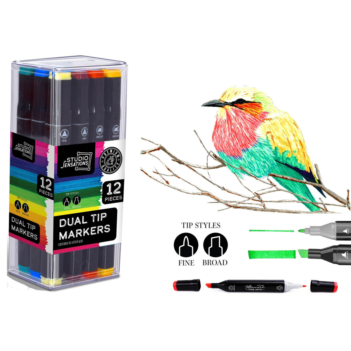 Anker Play 12pc Dual Tip Markers – The Great Rocky Mountain Toy Company