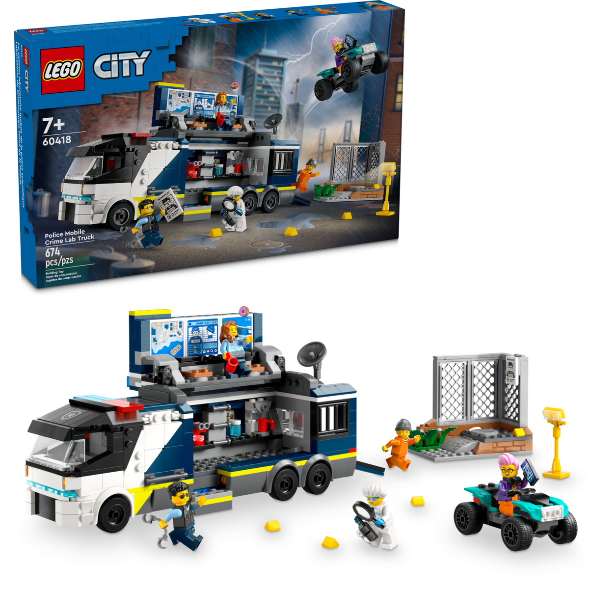 LEGO City Police Mobile Crime Lab Truck – The Great Rocky Mountain Toy ...
