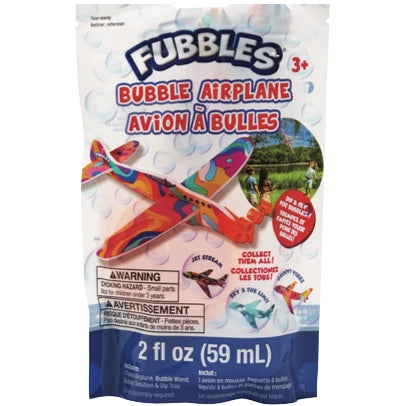 Little Kids Fubbles Bubble Airplane – The Great Rocky Mountain Toy Company