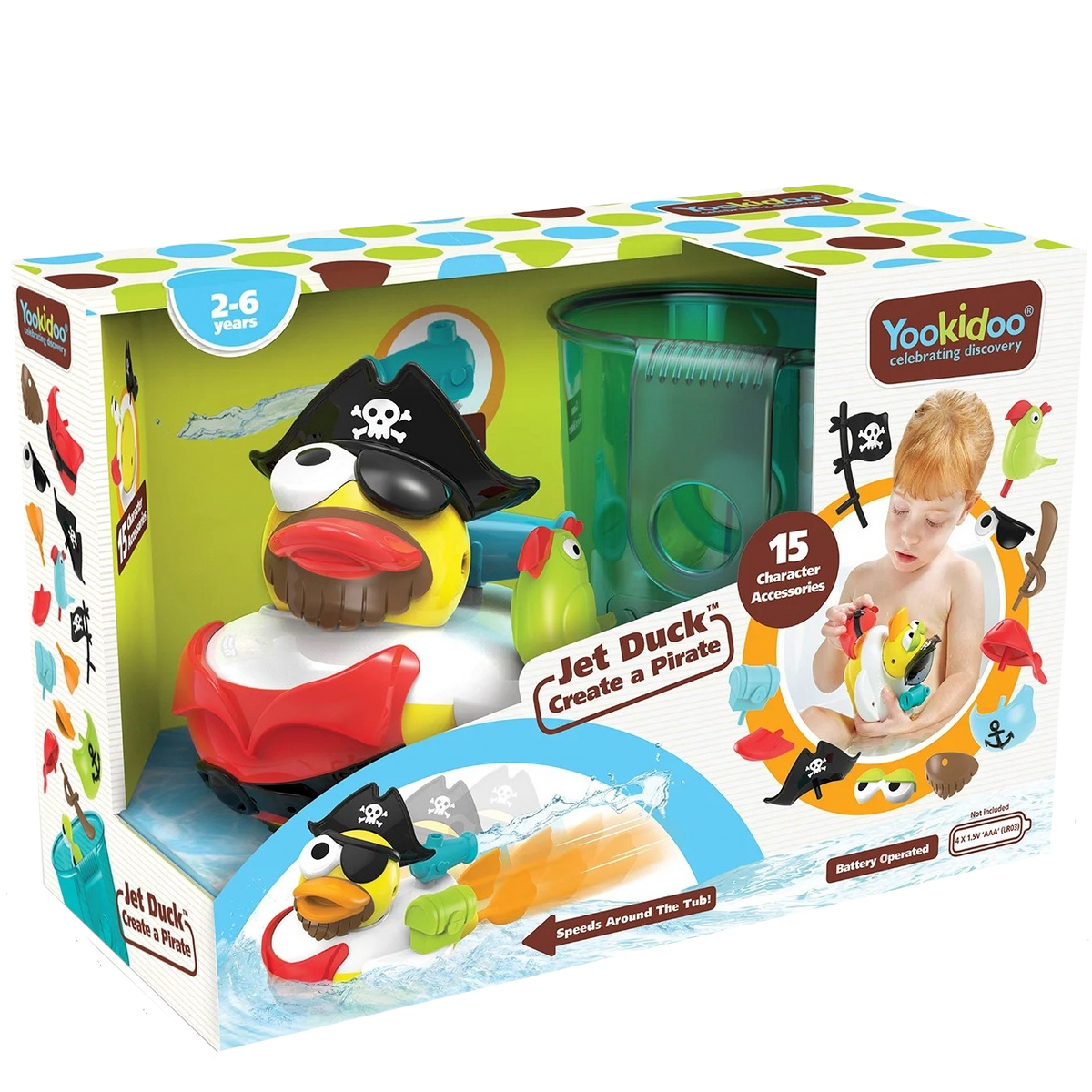 Yookidoo Jet Duck - Create a Pirate – The Great Rocky Mountain Toy Company