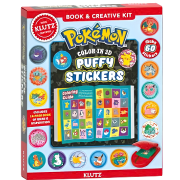 Klutz Pokemon Color-In 3D Stickers – The Great Rocky Mountain Toy Company