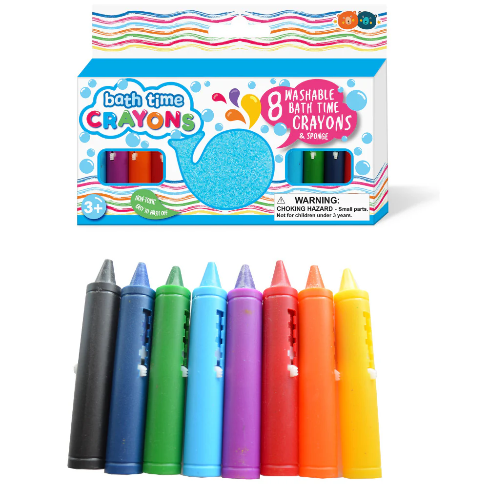 Buddy & Barney Bath Time Crayons – The Great Rocky Mountain Toy Company