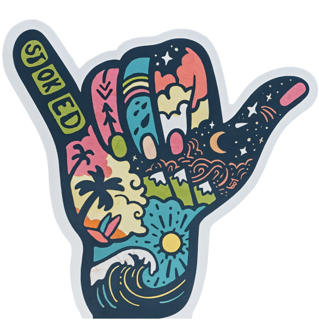 Sticker Art Stoked Sticker – The Great Rocky Mountain Toy Company