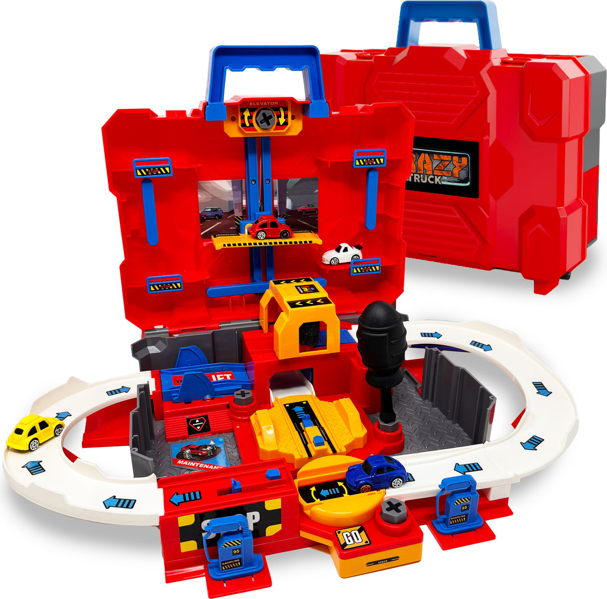 Thin Air Tool Box Garage - Red – The Great Rocky Mountain Toy Company