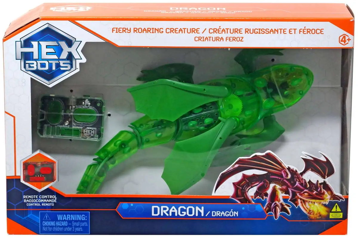 Hex Bots Remote Control Dragon Robot (Colors Vary) – The Great Rocky ...