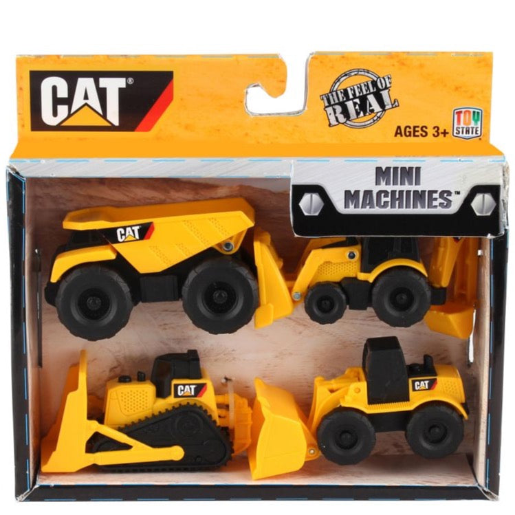 Daron CAT Mini Machines 4 Pack – The Great Rocky Mountain Toy Company
