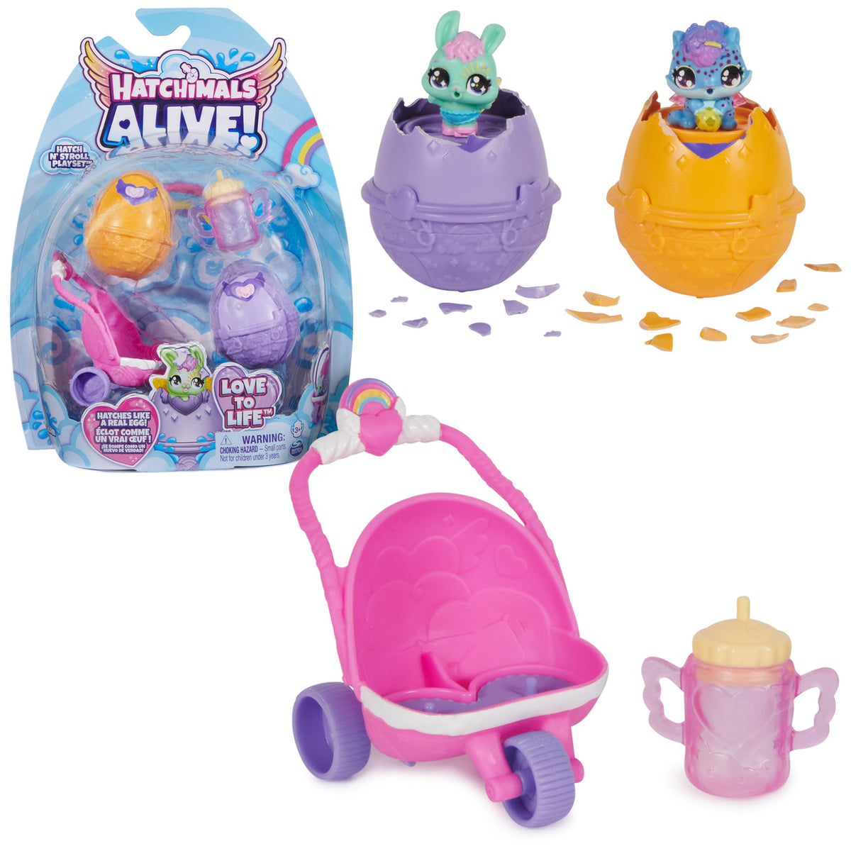 Hatchimals Alive Hatch N' Stroll Playset – The Great Rocky Mountain Toy ...