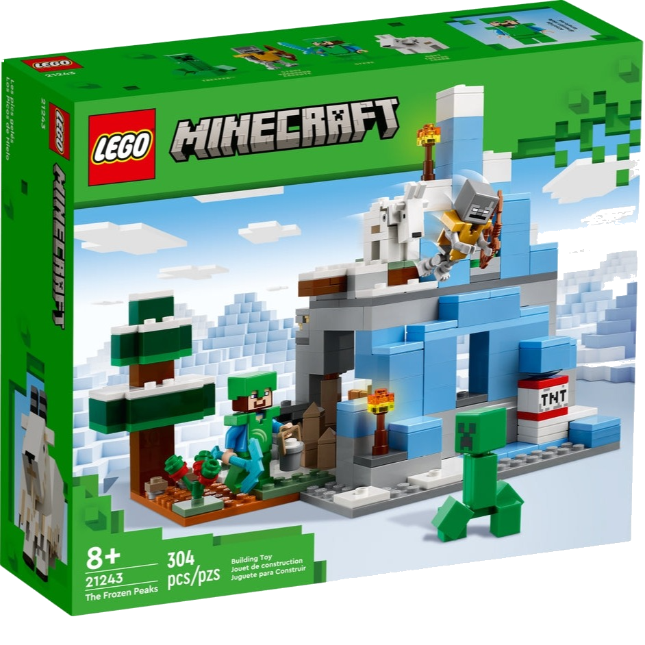 LEGO Minecraft The Frozen Peaks – The Great Rocky Mountain Toy Company