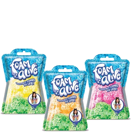 Foam Alive 30G Foil Bag – The Great Rocky Mountain Toy Company