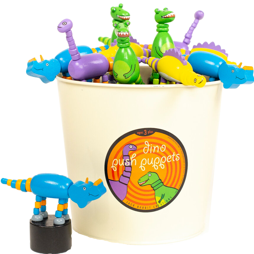 Jack Rabbit Creations Push Puppet Dinosaur – The Great Rocky Mountain ...